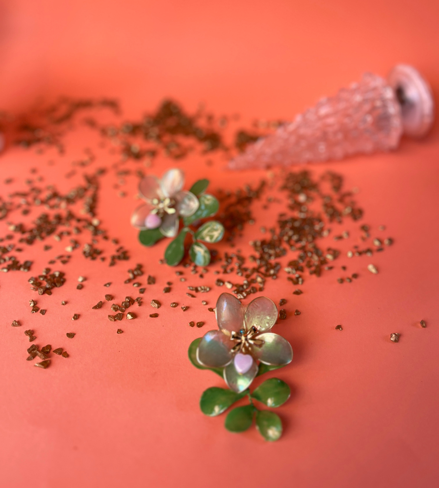 Flor & hoja Coquette – miriam cuevas